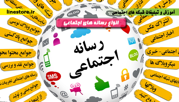 انواع رسانه های اجتماعی برای تبلیغات شبکه های اجتماعی